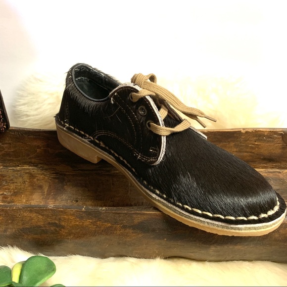 Uwezo | Shoes | Nwt Uwezo Calf Hair Desert Lace Up Oxford Shoes | Poshmark